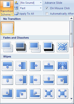 Teach-ICT AS Level ICT OCR exam board - features of presentation software