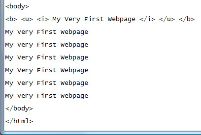 Teach ICT - computer programming section: introduction to HTML
